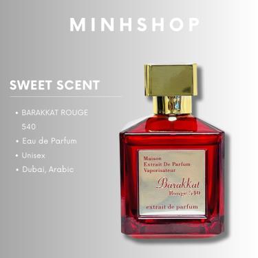 Minhshop.vn - Nước Hoa BARAKKAT ROUGE 540 EDP 100ML DUBAI [6291108326428]