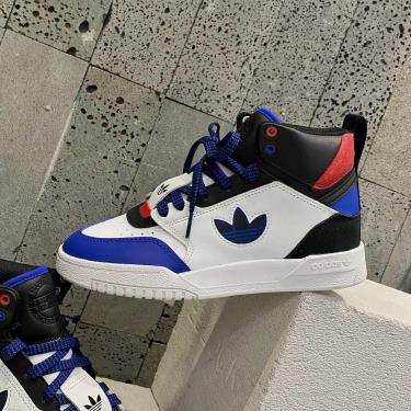 Minhshop.vn - Giày Adidas Drop Step Mid-Top White/Black/Blue [GW6188]