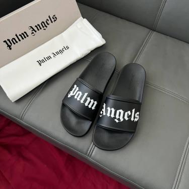 Cityculture.vn - Dép Palm Angels Logo Print ''Black ...