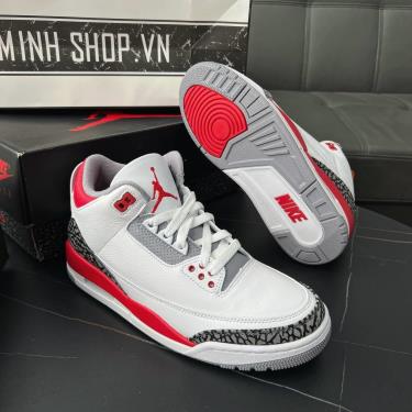 Minhshop.vn - Giày Nike Air Jordan 3 Retro ‘Fire Red’ [DN3707 160]