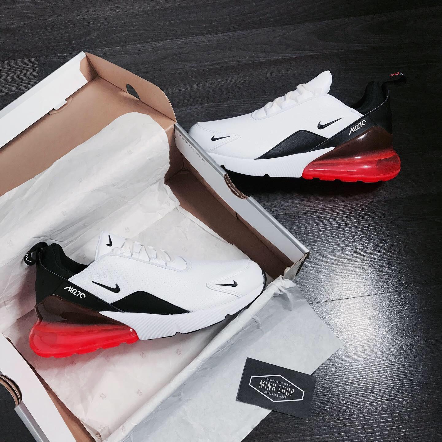 Minhshop.vn - Hàng Chính Hãng Nike Air Max 270 Leather White Black ...