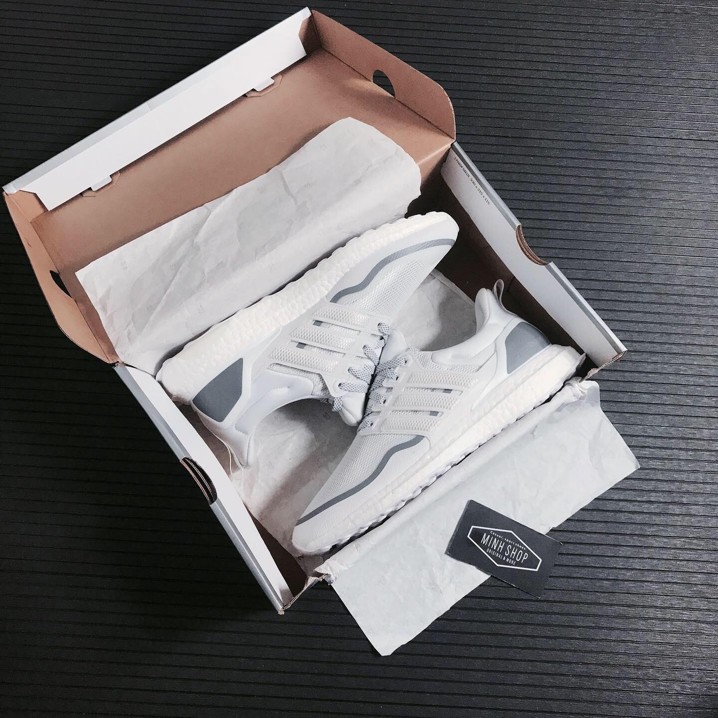 Minhshop.vn - Giày Adidas Ultra Boost Reflective 'Crystal White' [EG8104]