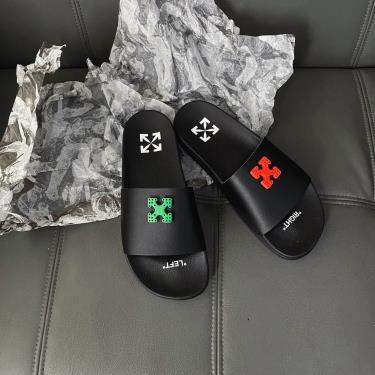 Minhshop.vn - Dép OFF-WHITE Meccano Slip-On 'Black-Red ...