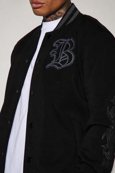 Minhshop.vn - Áo khoác Varsity NovaMen Broolyn Blessed Up ''Black''