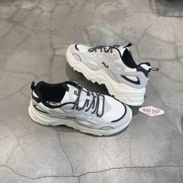 Minhshop.vn - Giày Fila Sneaker Tiny Rumble LightGrey Black [1JM01825E 051]