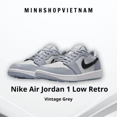 Minhshop.vn - Giày Nike Air Jordan 1 Low Retro Golf Wolf Grey [DD9315 002]