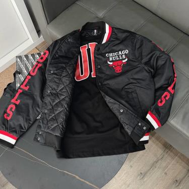 Minhshop.vn - Áo Bomber Chicago BULLS Black/Red