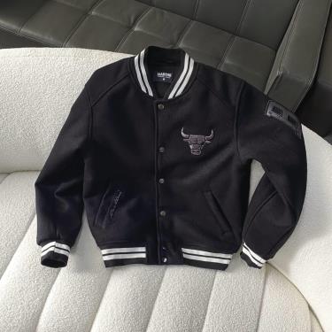 Minhshop.vn - Áo Khoác Varsity Martini x Bulls SS New Black