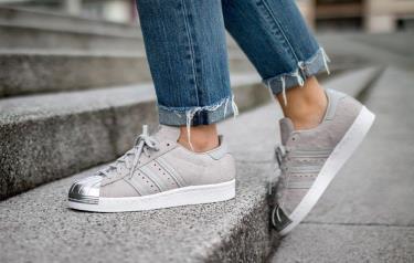 Minhshop.vn - Hàng Chính hãng Adidas Super star 2 80s Gold Toe grey