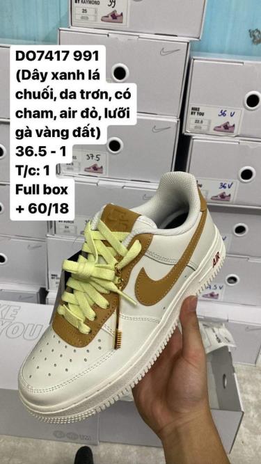 Minhshop.vn - Giày Nike Air Force 1 Low By You Custom Cream /Mustard ...