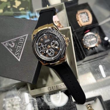 Minhshop.vn - Đồng hồ Guess Black Gold [w1049G5]