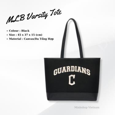 Minhshop.vn - Túi MLB Tote Varsity Basic Canvas Cleveland Indians Black ...