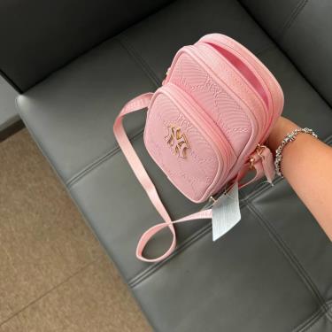Minhshop.vn - Túi MLB Diamond Monogram PU Emboss Cell Phone NY Pink ...