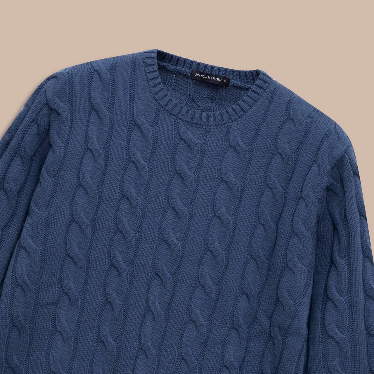 Minhshop.vn - Áo Sweater FRANCIS MANTINI Dark Blue - Merry Christmas