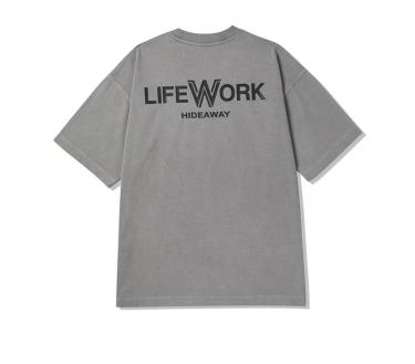 Minhshop.vn - Áo Thun Life Work Grey Hideaway ss23 [ lw222ts441 ]